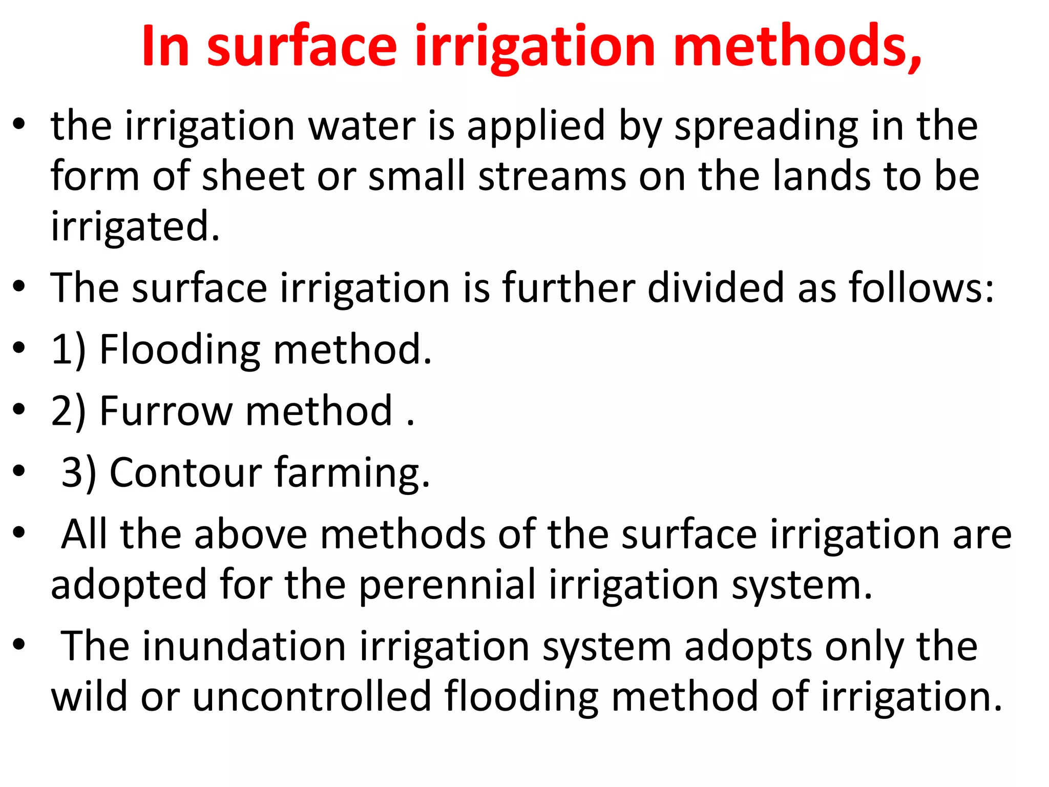 Introduction to irrigation and hydrology | PPTX