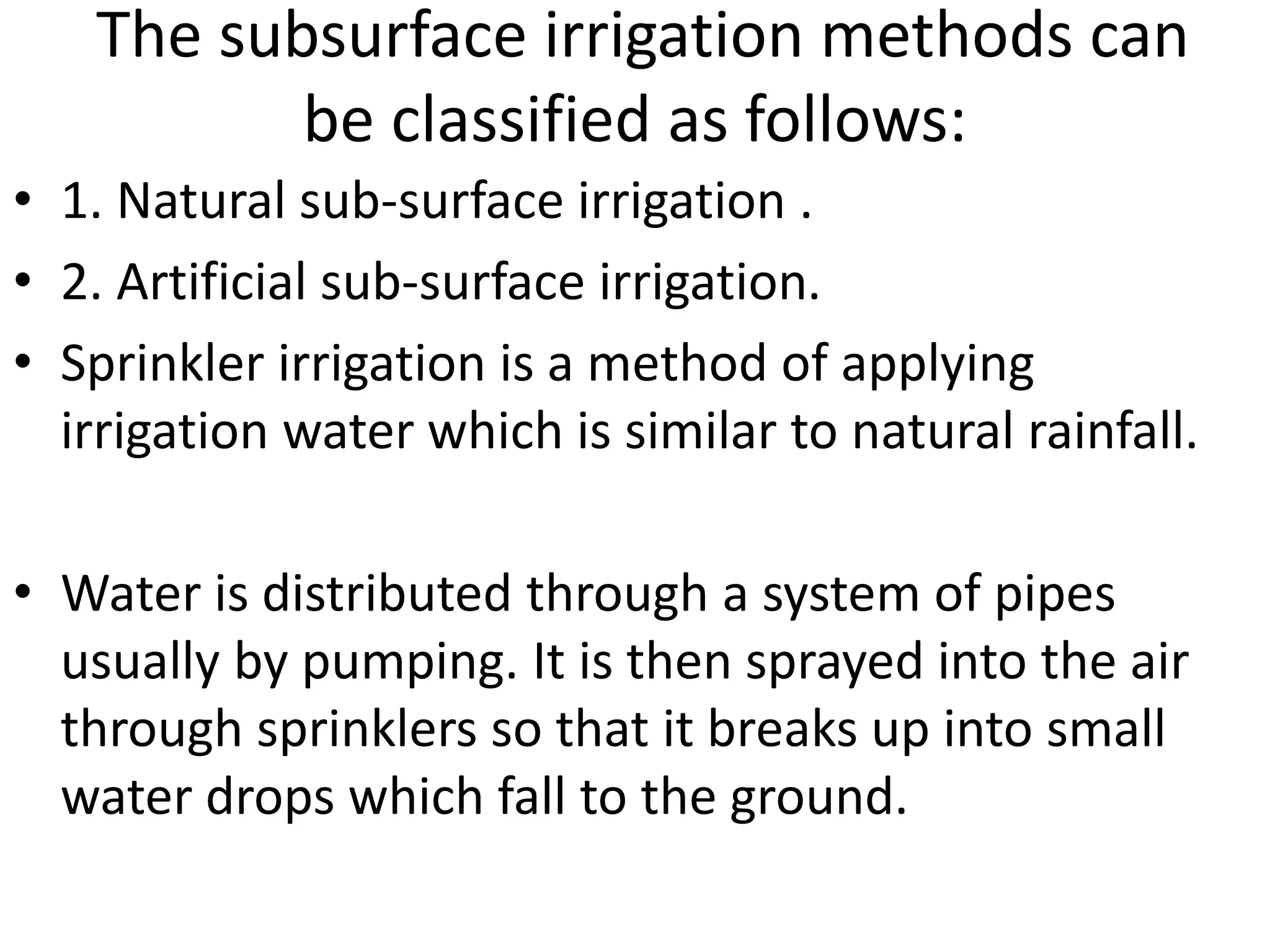 Introduction to irrigation and hydrology | PPTX