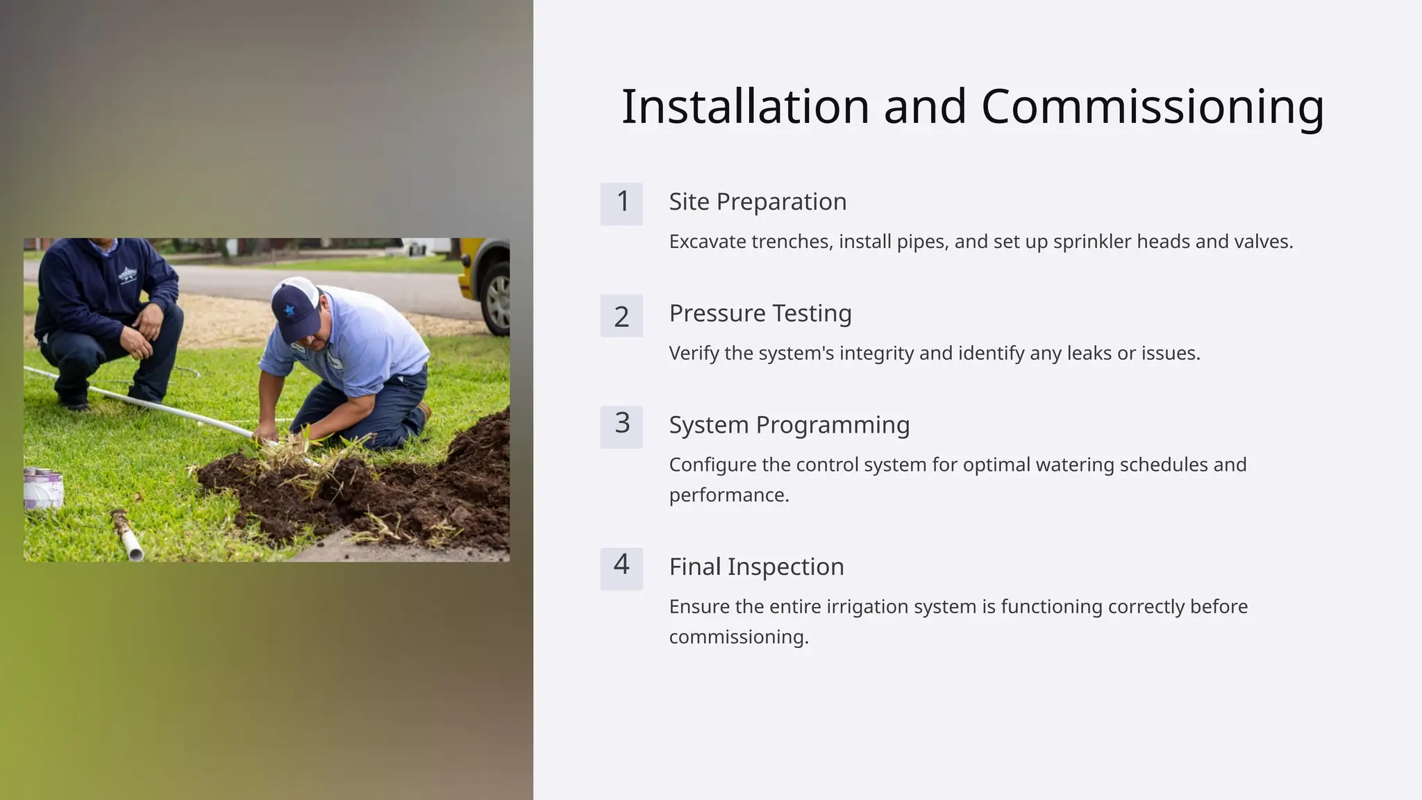 Introduction to Irrigation Design and Construction | PPTX