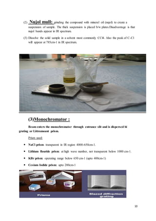 Introduction to ir spectroscopy | DOCX
