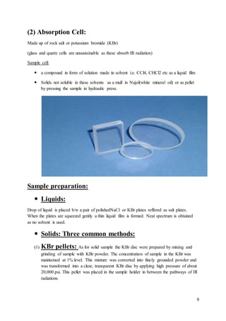 Introduction to ir spectroscopy | DOCX