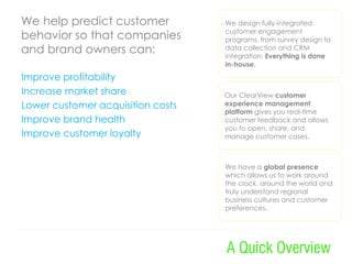 Predicting Customer Behavior - An Introduction to iSky | PPT