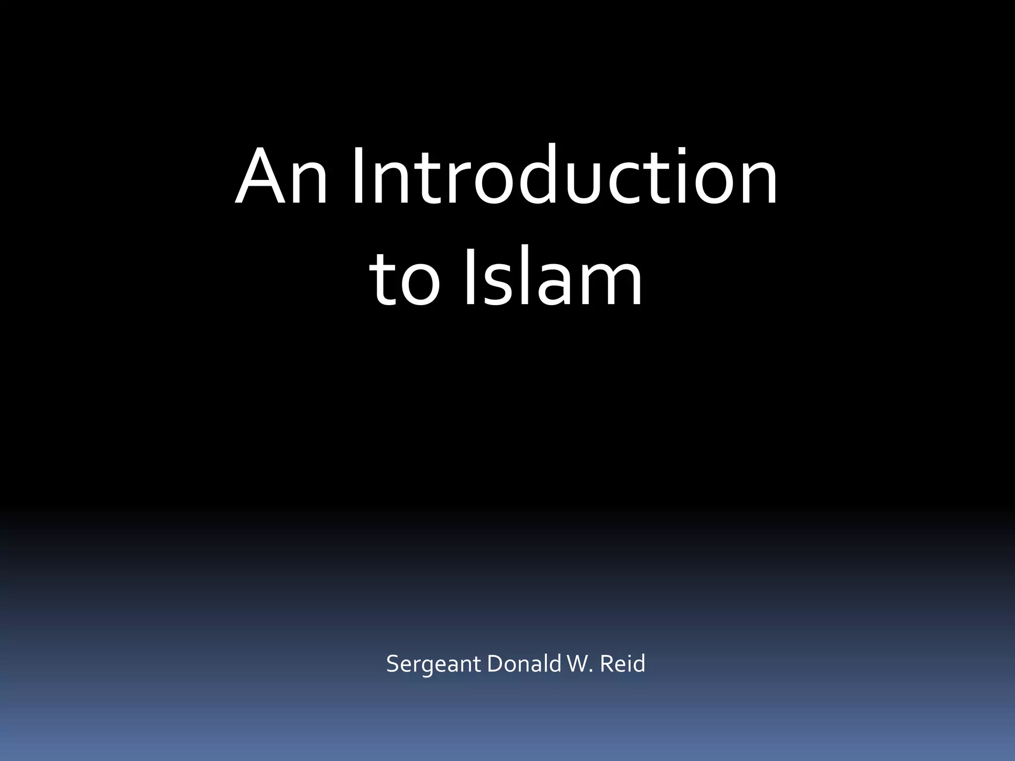 Introduction to islam | PDF | Islam | Religion & Spirituality