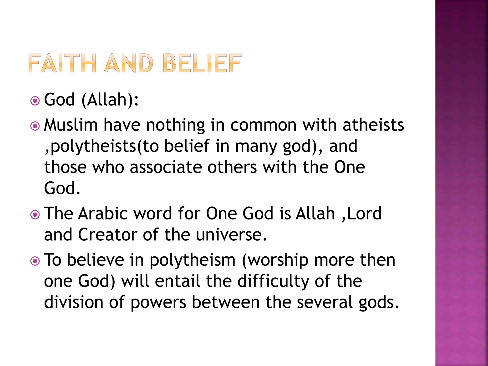 INTRODUCTION TO ISLAM.pptx IOBM UNIVERSITY [ ISLAMIAT ] REL 101 | PPT