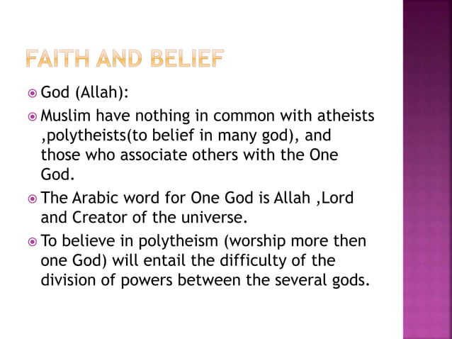 INTRODUCTION TO ISLAM.pptx IOBM UNIVERSITY [ ISLAMIAT ] REL 101 | PPT