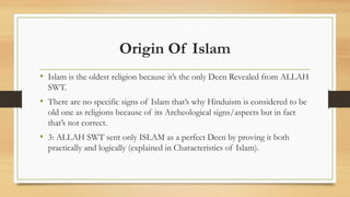 Introduction to Islam/Islam and its Perfection.pptx