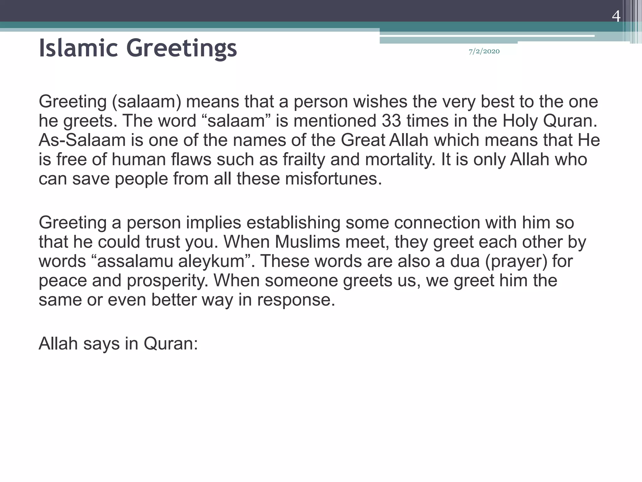 Introduction to Islam and pillars of Iman | PPTX | Islam | Religion ...