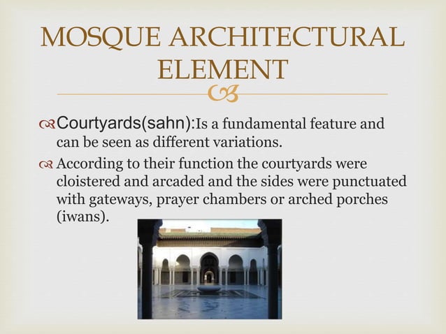 Introduction to islamic architecture | PPTX | Islam | Religion ...