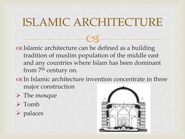 Introduction to islamic architecture | PPTX | Islam | Religion ...