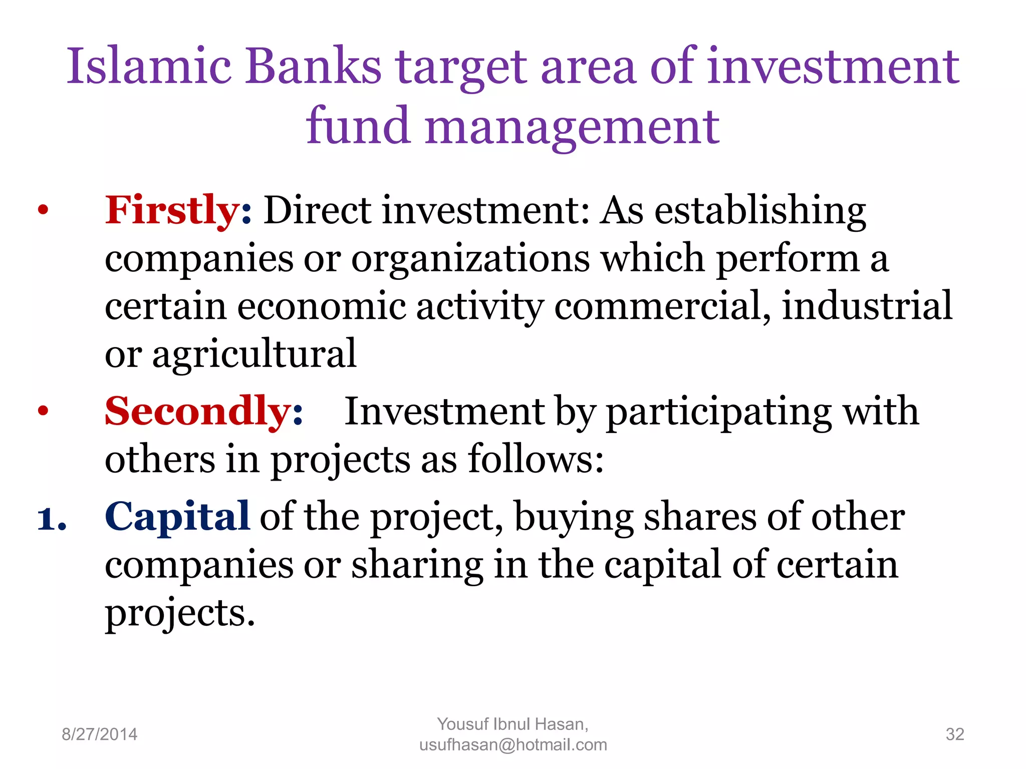 Introduction to islamic banking and conventional banking | PDF