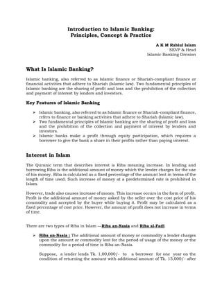 Introduction to Islamic Banking, concept, principal, practice .pdf