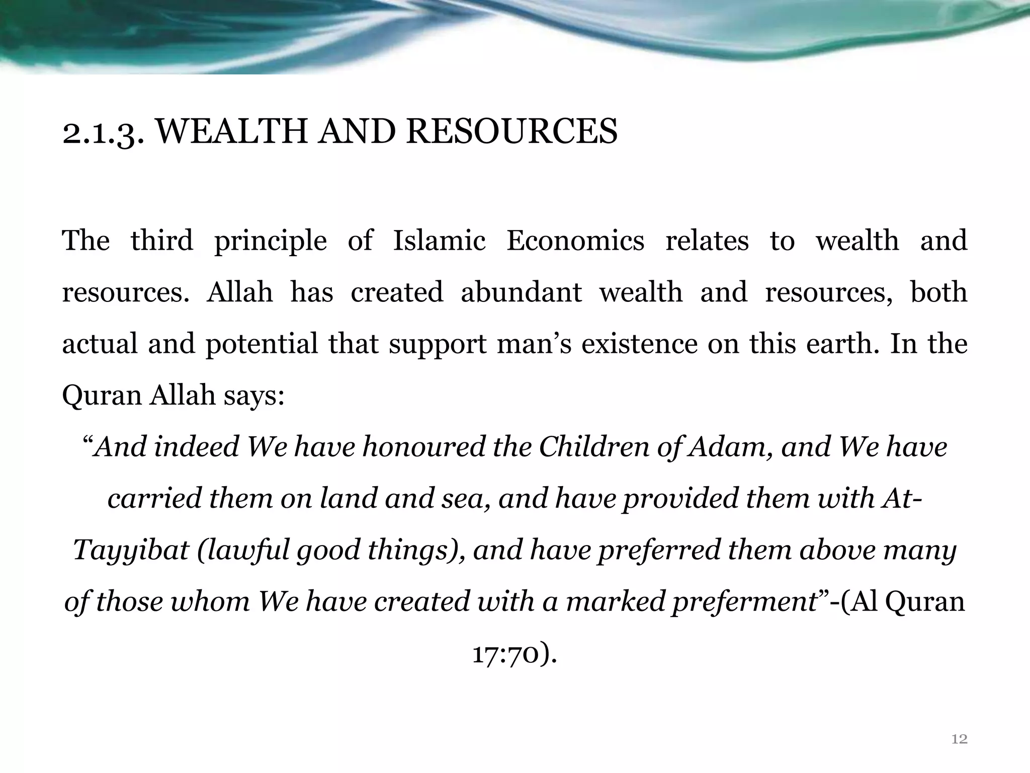 Introduction to Islamic Economics and Finance | PPTX