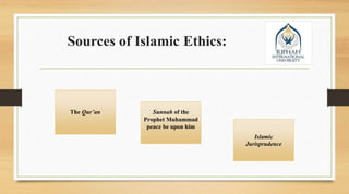 Introduction to Islamic Ethics. How Islam guide about Ethics | PPTX