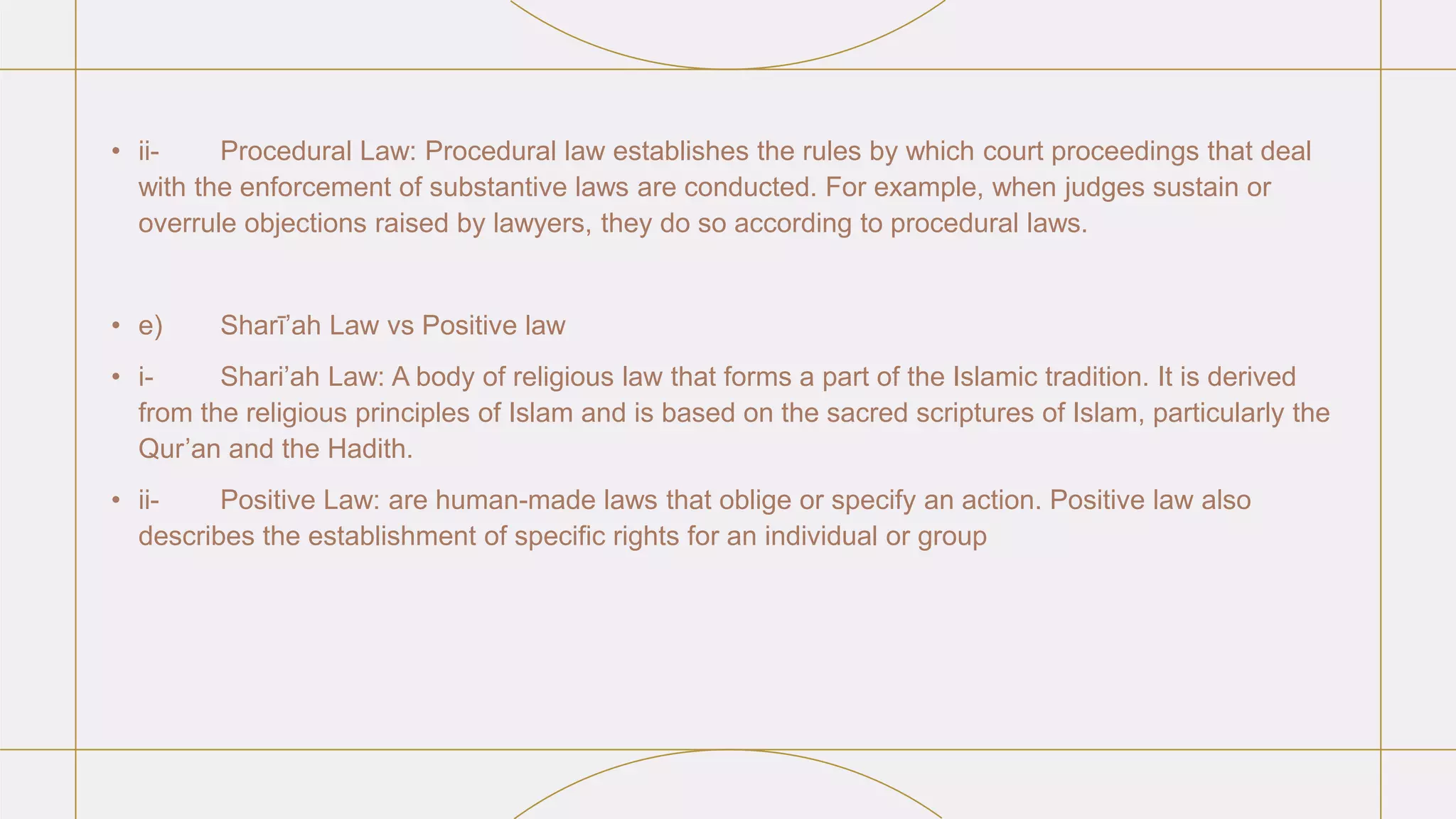 INTRODUCTION TO ISLAMIC LEGAL SYSTEMS AND CLASSIFICATION OF.pptx