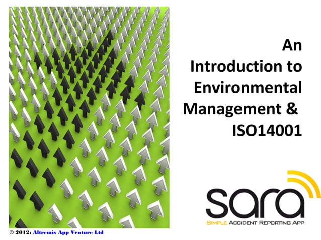 Introduction to Environmental Management & ISO14001 | PPT