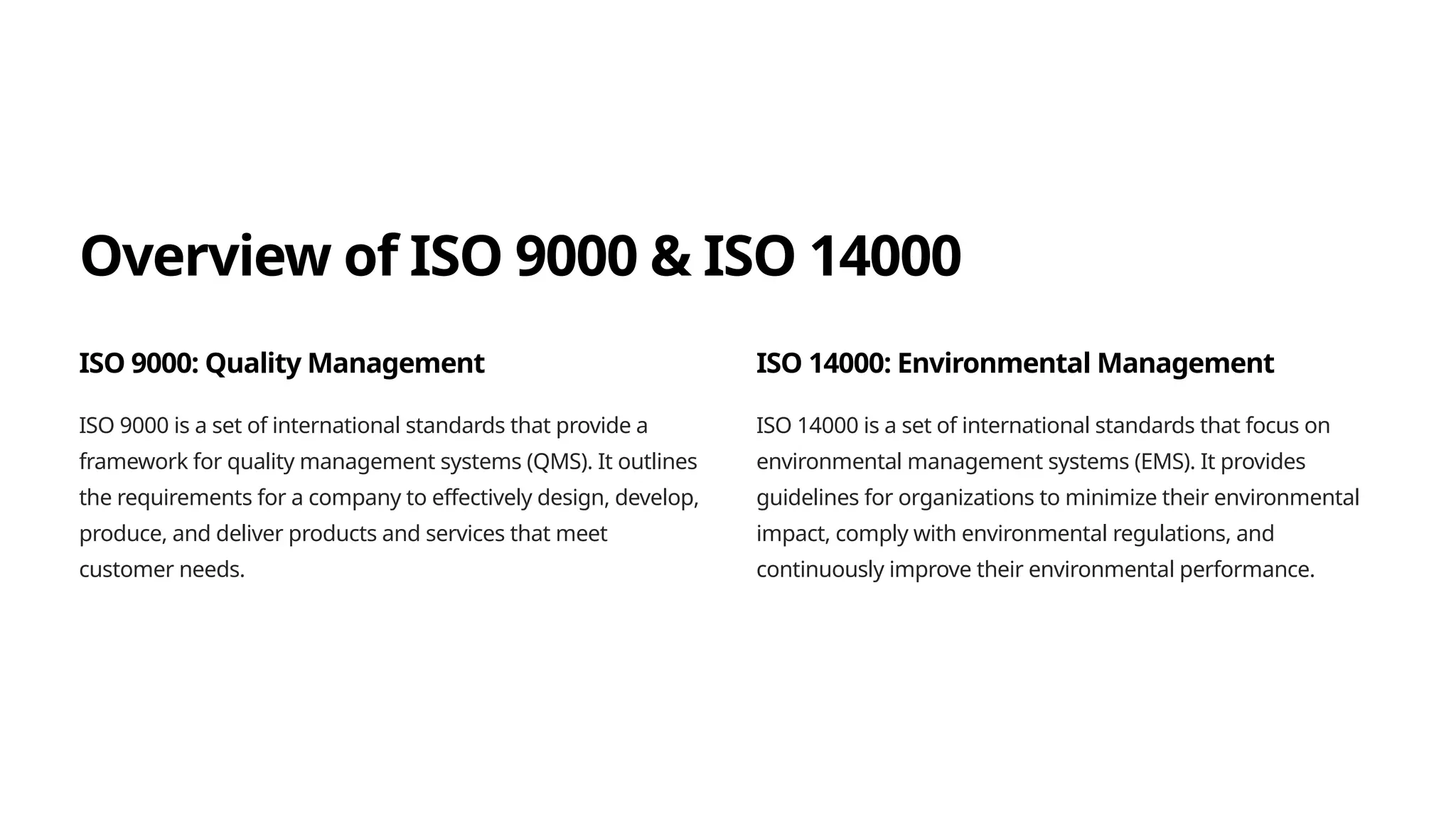 Introduction to ISO 9000 and ISO 14000 on Slideshare by Raj Kumar ...