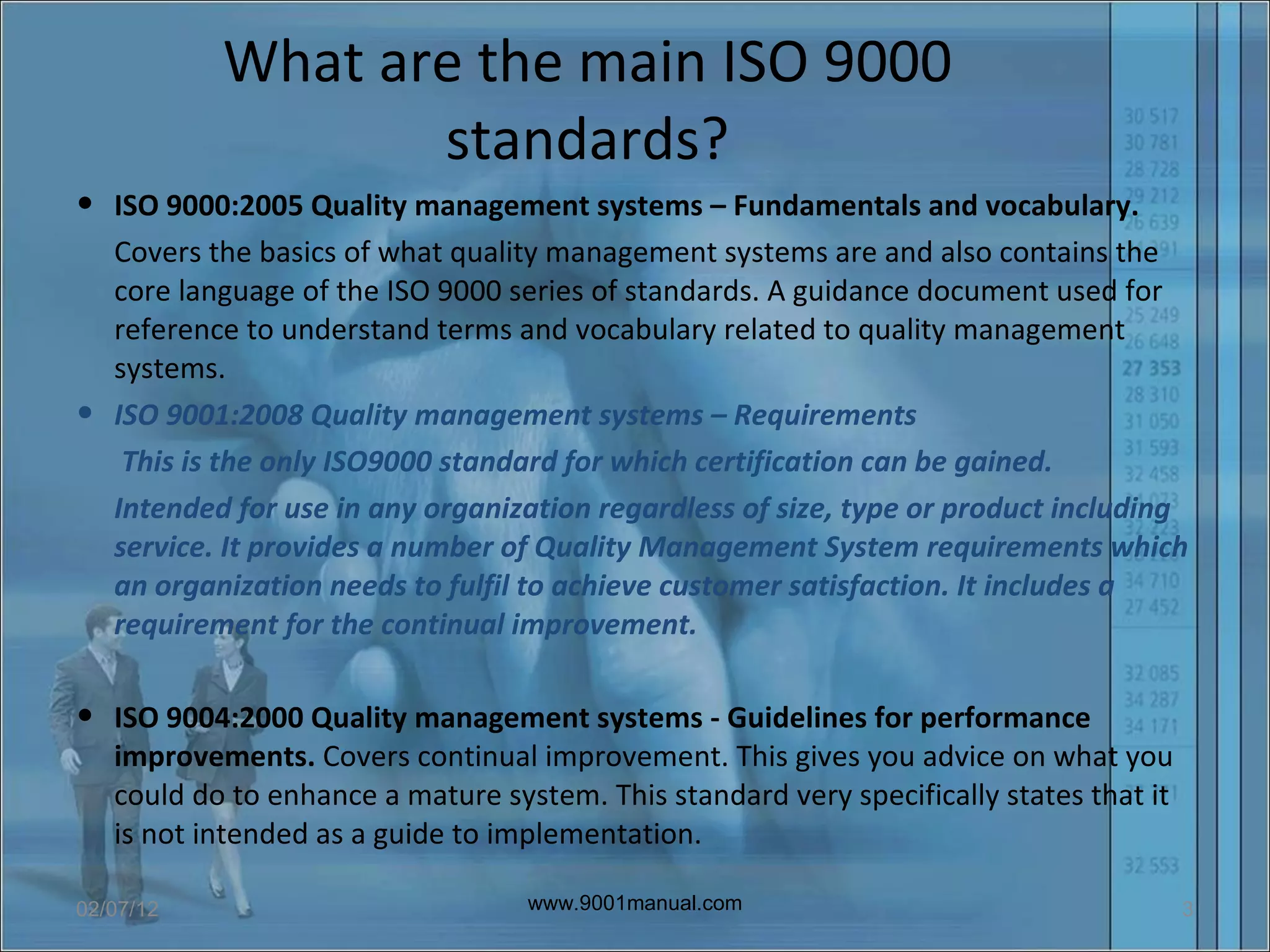 Introduction to iso 9001 | PPT