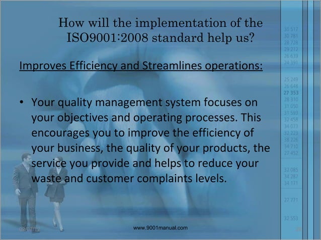 Introduction to iso 9001 | PPT | Business | Business and Finance