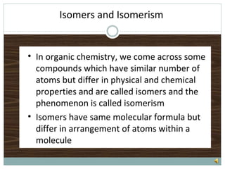 Introduction to isomerism | PDF | Chemistry | Science