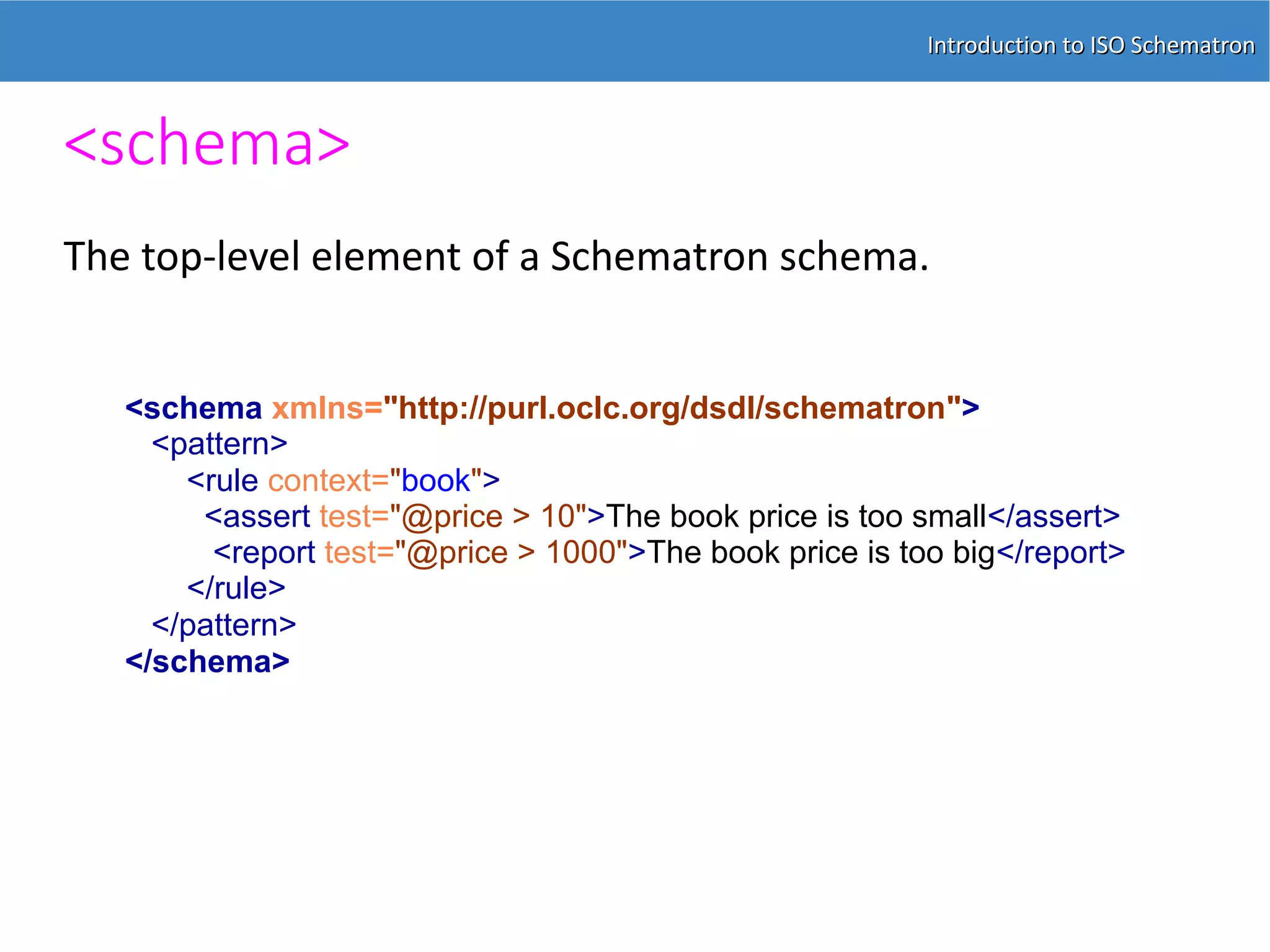 Introduction to Schematron | PPT