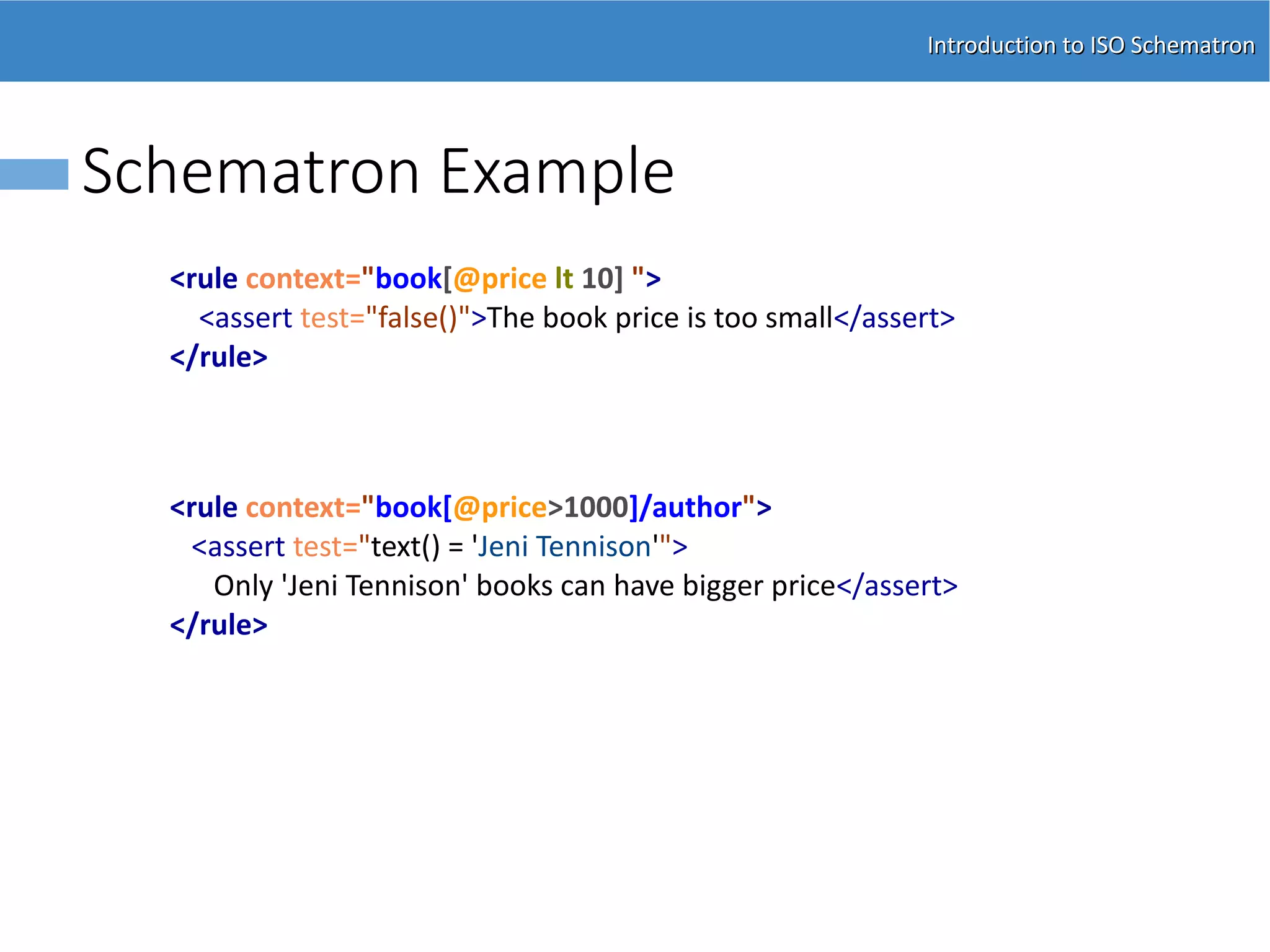 Introduction to Schematron | PPT
