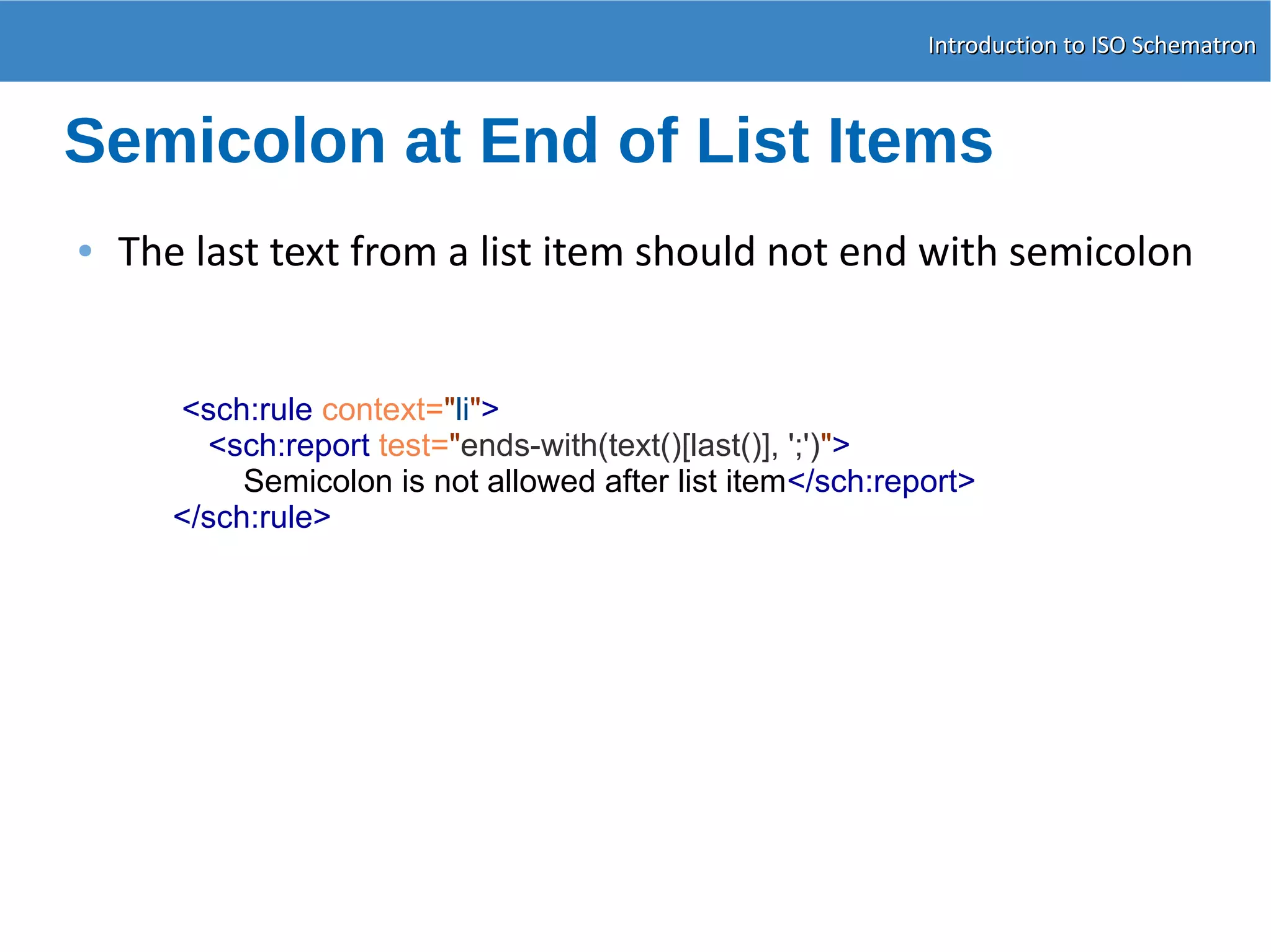 Introduction to Schematron | PPT