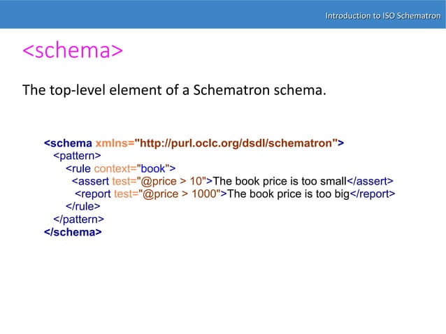 Introduction to Schematron | PPT