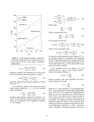 Introduction to isotopic calculation | PDF