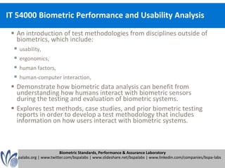 Biometric Courses | PPTX | Technology & Computing