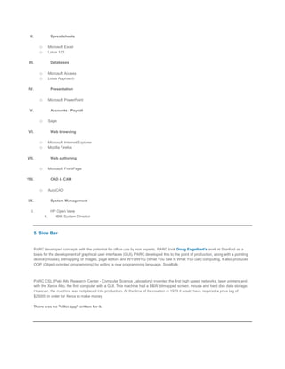 Introduction to it application | DOCX