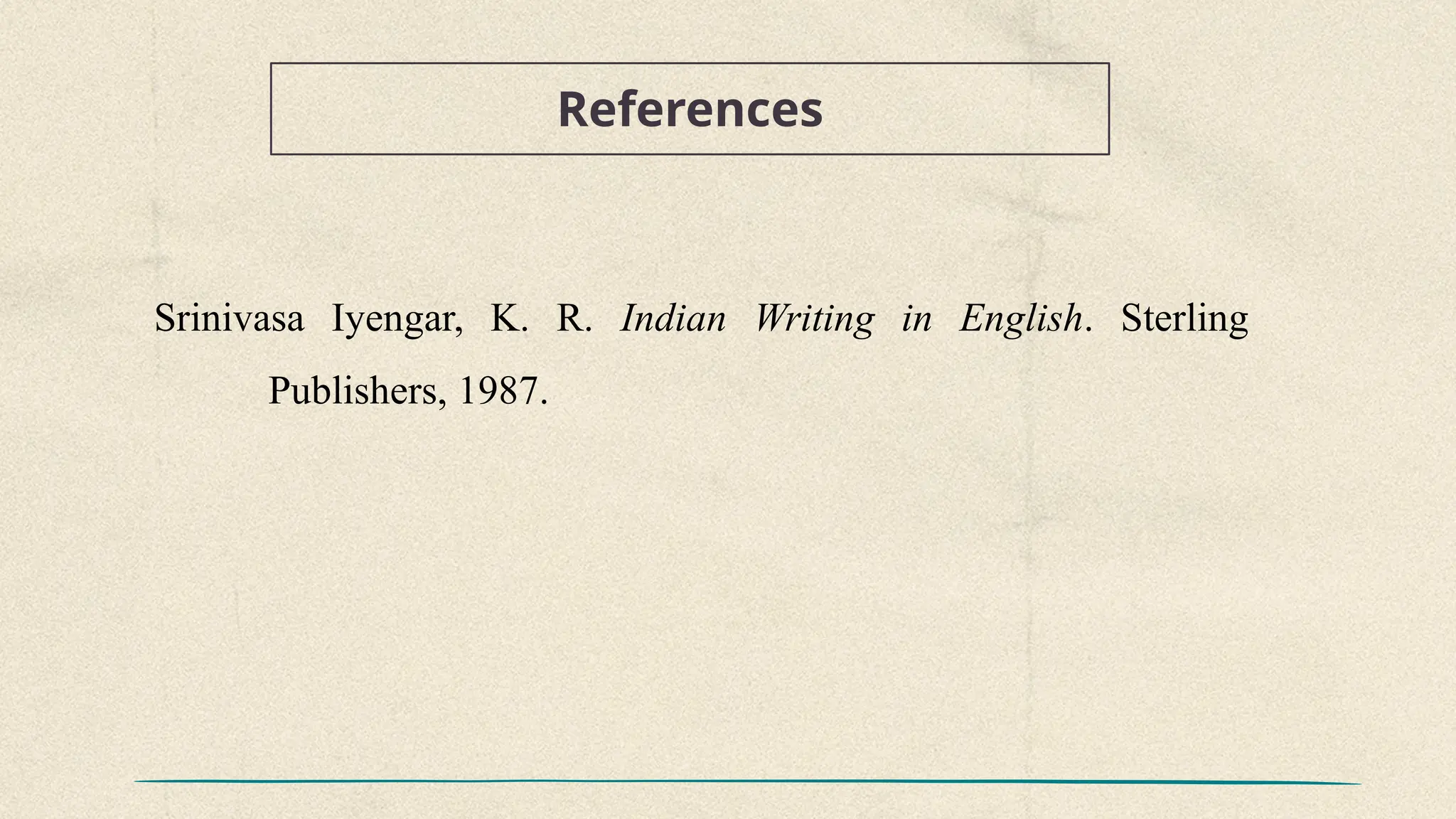 Introduction to Indian Writing in English | PPTX