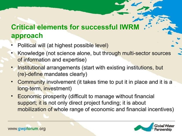 Introduction to Integrated water resource management | PPT