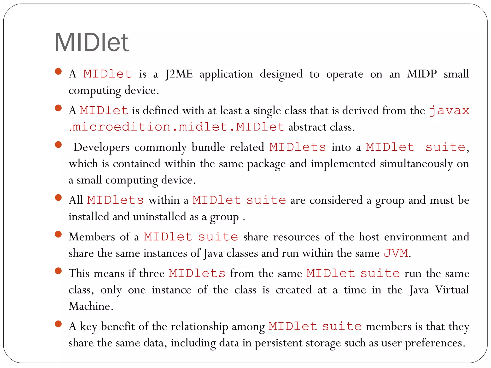 Introduction to j2me | PPT
