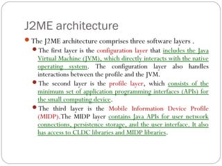 Introduction to j2me | PPT