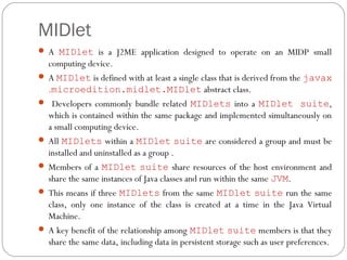 Introduction to j2me | PPT