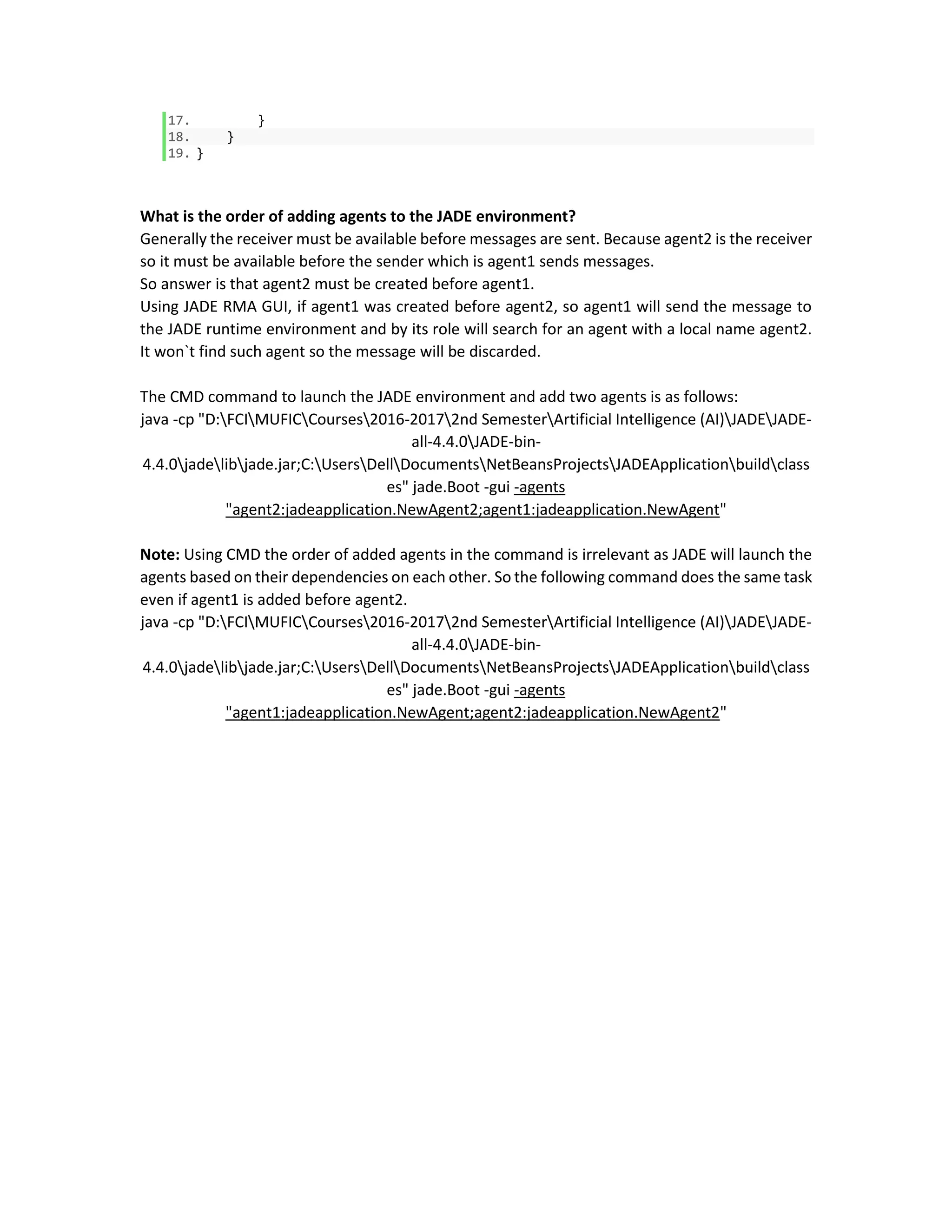 Introduction To Jade Java Agent Development Framework Pdf 9368