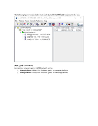 Introduction to JADE (Java Agent DEvelopment) Framework | PDF