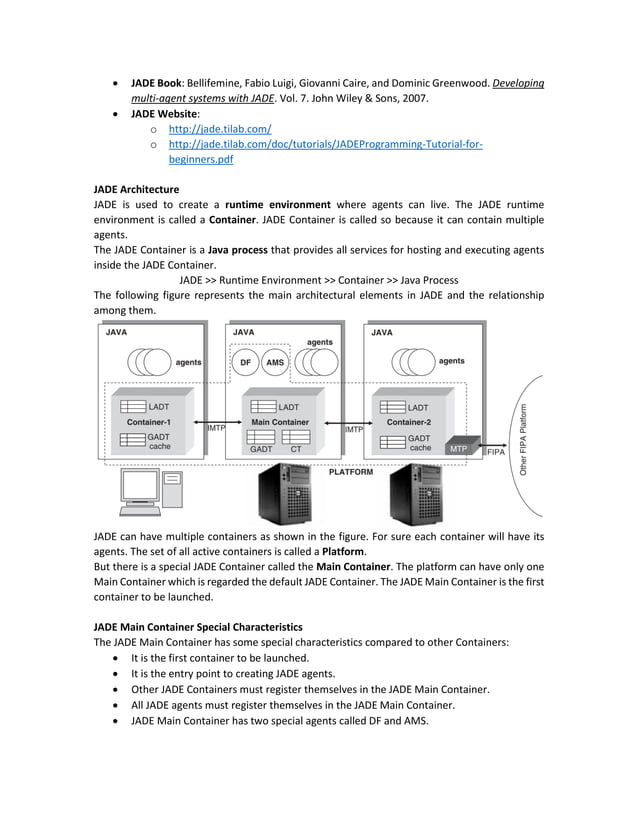 Introduction To Jade Java Agent Development Framework Pdf