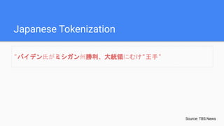 Introduction to japanese tokenizer | PDF