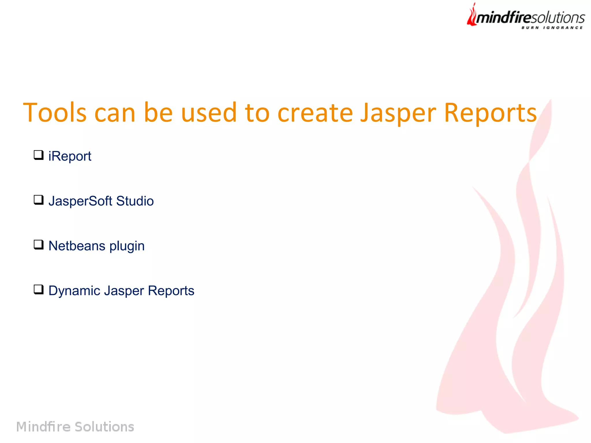 Introduction to Jasper Reports | PDF