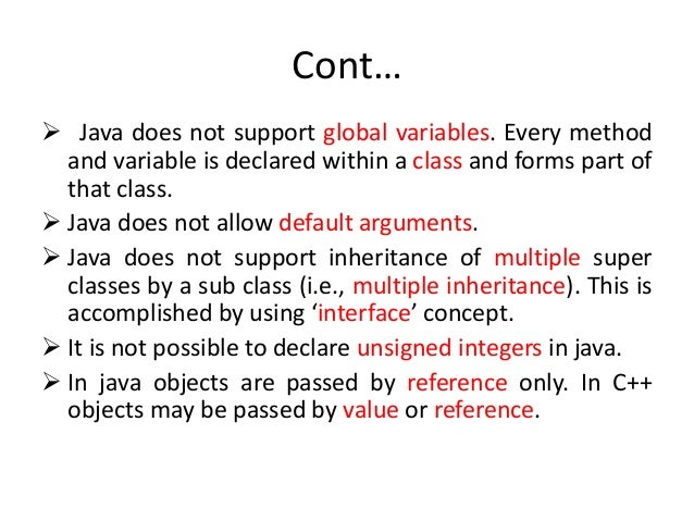 Java Introduction