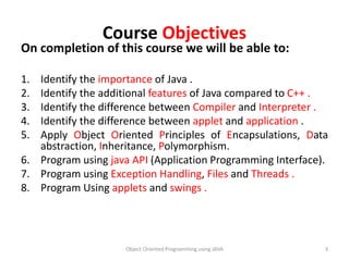 Introduction to java | PPTX