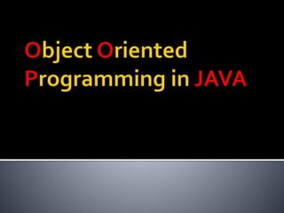 Introduction to java | PPT