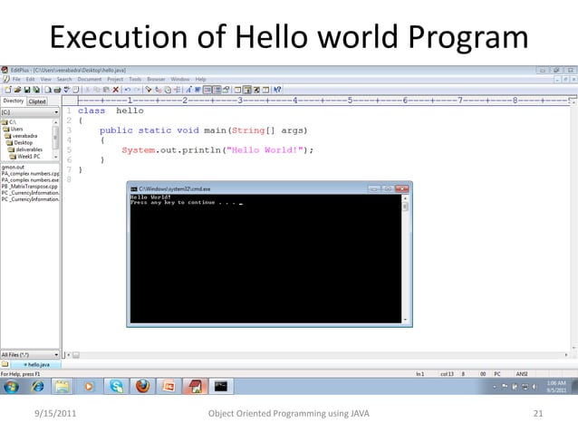 Introduction to java | PPTX | Programming Languages | Computing