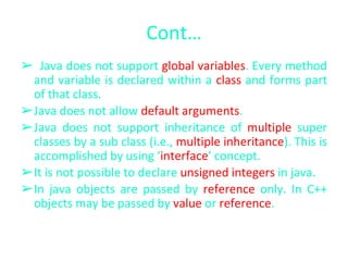 Introduction to java | PPT