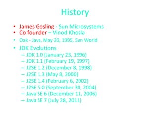 Introduction to java | PPT | Free Download