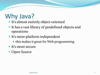 Introduction to java | PPT