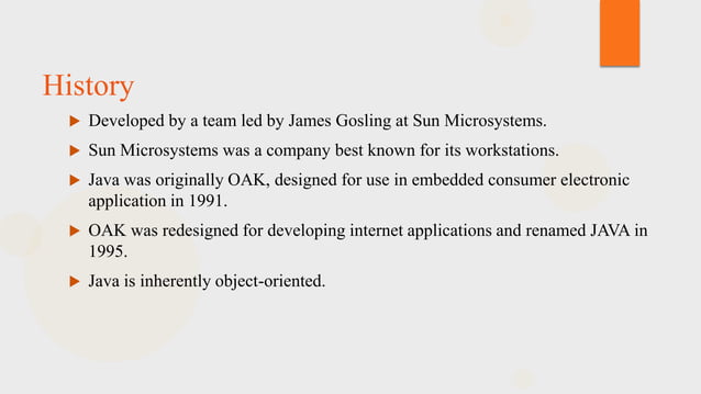 Introduction to java | PPT