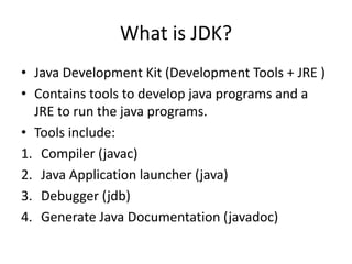 Introduction to java | PPTX