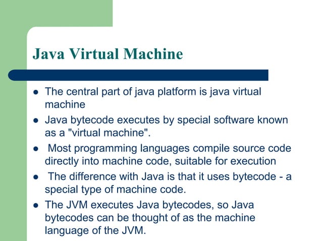 introduction to java | PPT